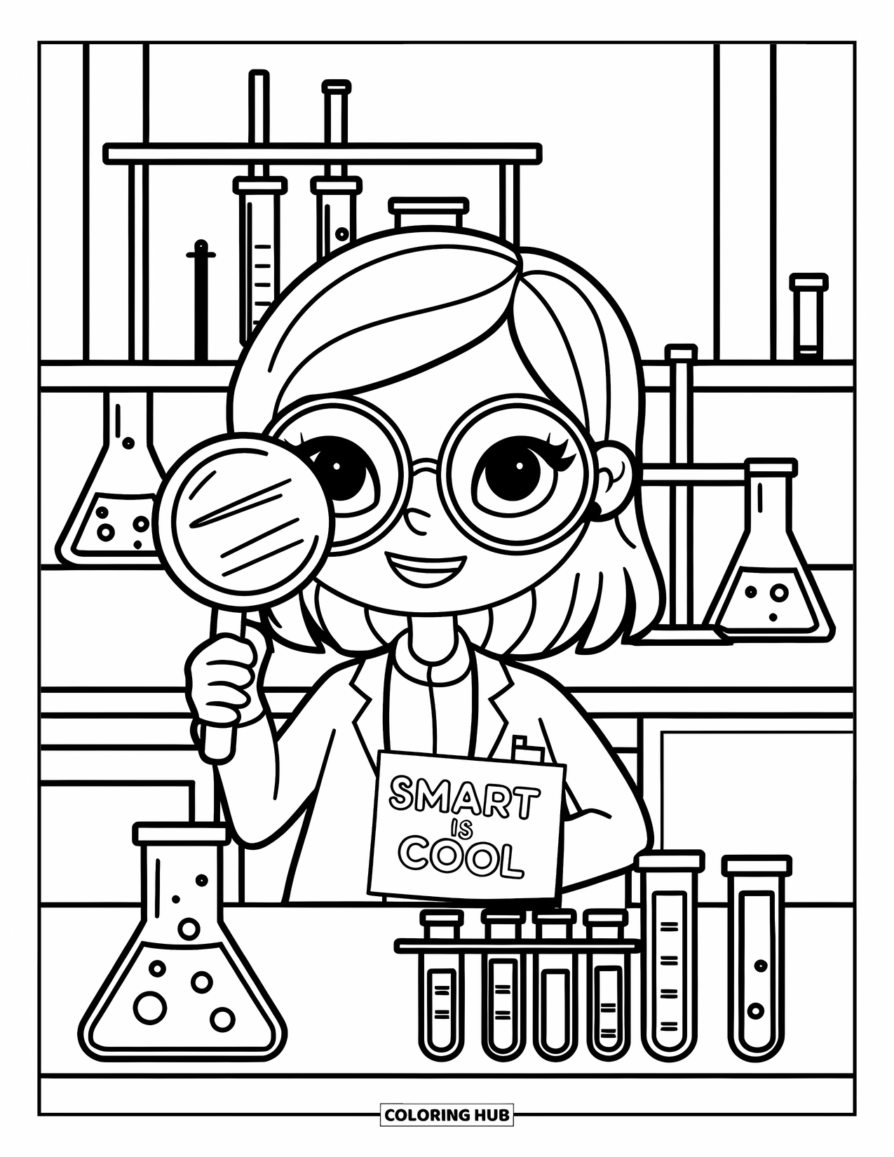 65+ Girl Power Coloring Pages for Kids & Adults (Free Printable PDFs)