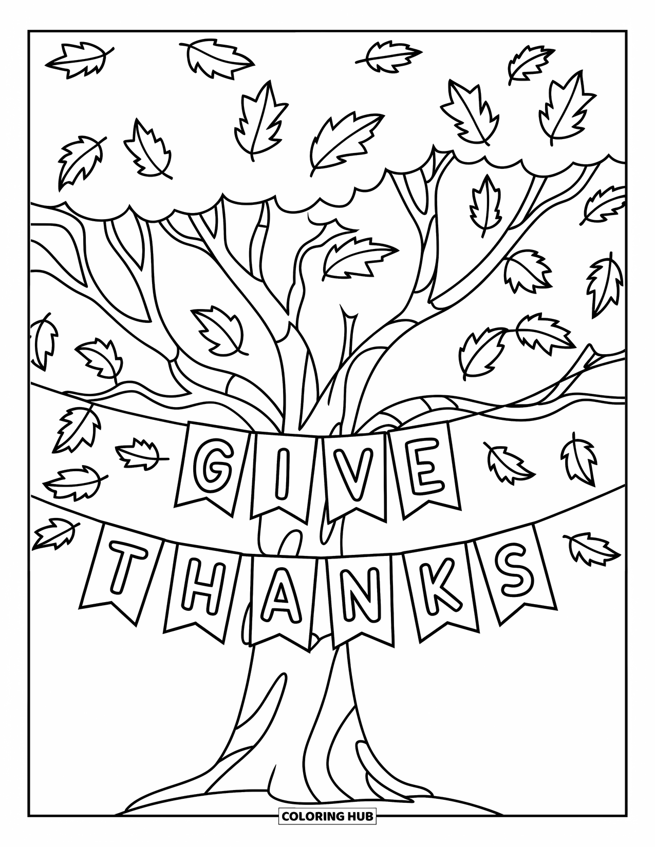 65+ Gratitude Coloring Pages for Kids & Adults (Free Printable PDFs)