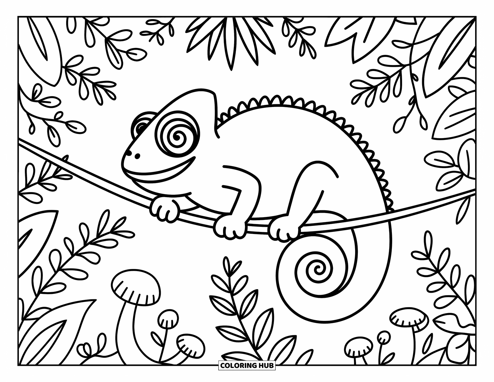 80+ Jungle Animals Coloring Pages for Kids & Adults (Free Printable PDFs)