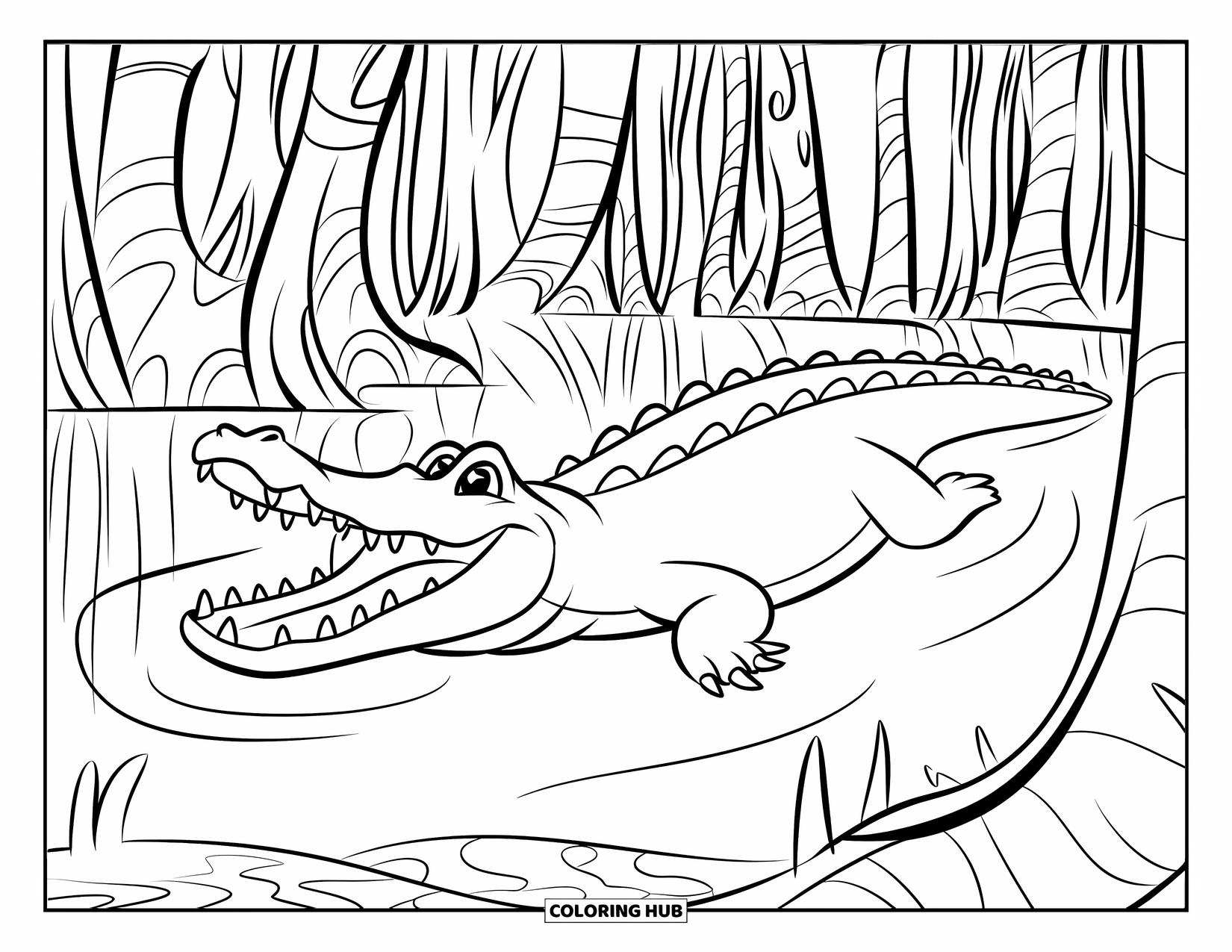 80+ Jungle Animals Coloring Pages for Kids & Adults (Free Printable PDFs)