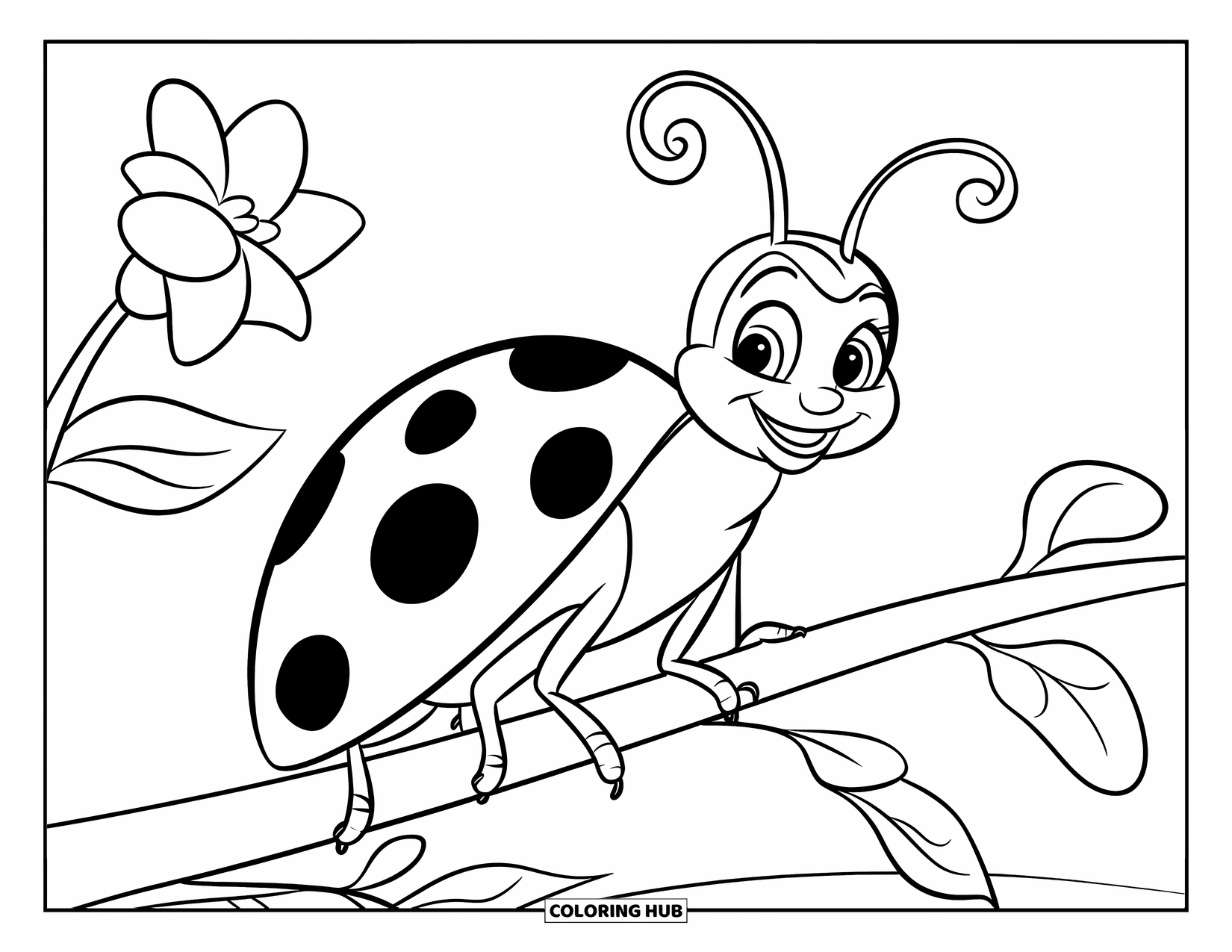 70+ Lady Bug Coloring Pages for Kids & Adults (Free Printable PDFs)
