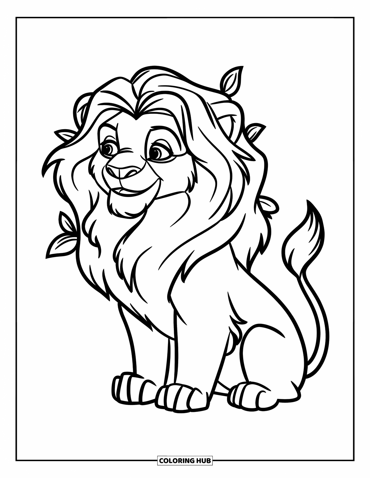 70+ Lion Face Coloring Pages for Kids & Adults (Free Printable PDFs)