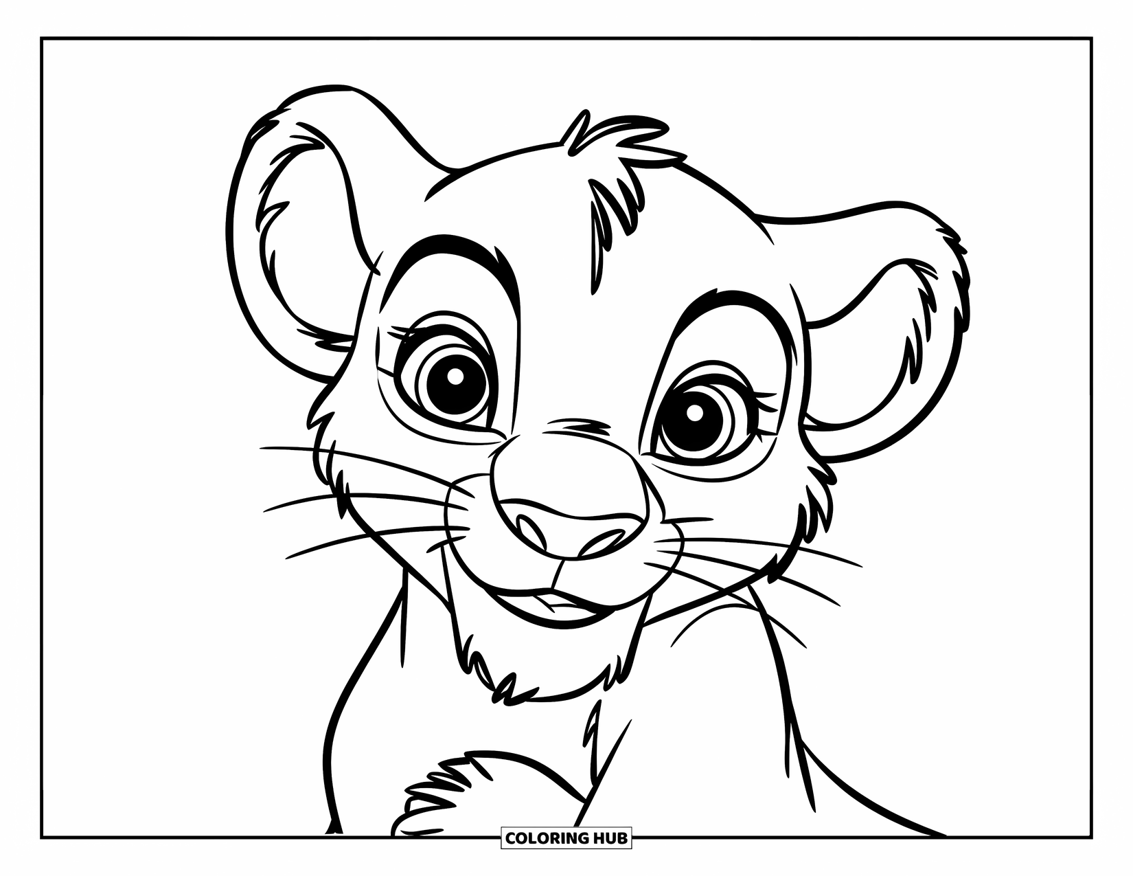 70+ Lion Face Coloring Pages for Kids & Adults (Free Printable PDFs)