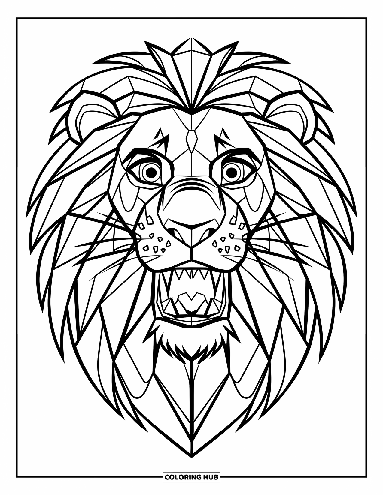 70+ Mosaic Coloring Pages for Kids & Adults (Free Printable PDFs)
