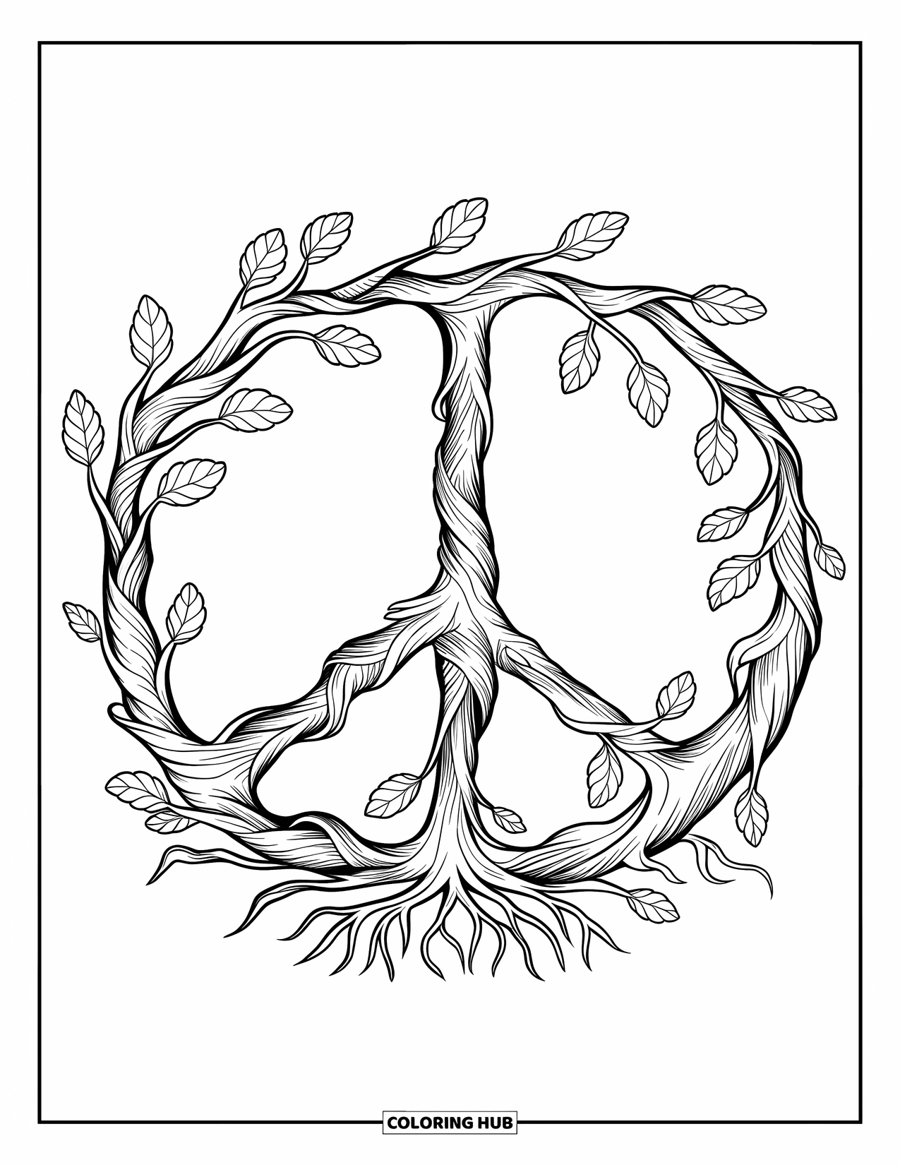 95+ Peace Sign Coloring Pages for Kids & Adults (Free Printable PDFs)