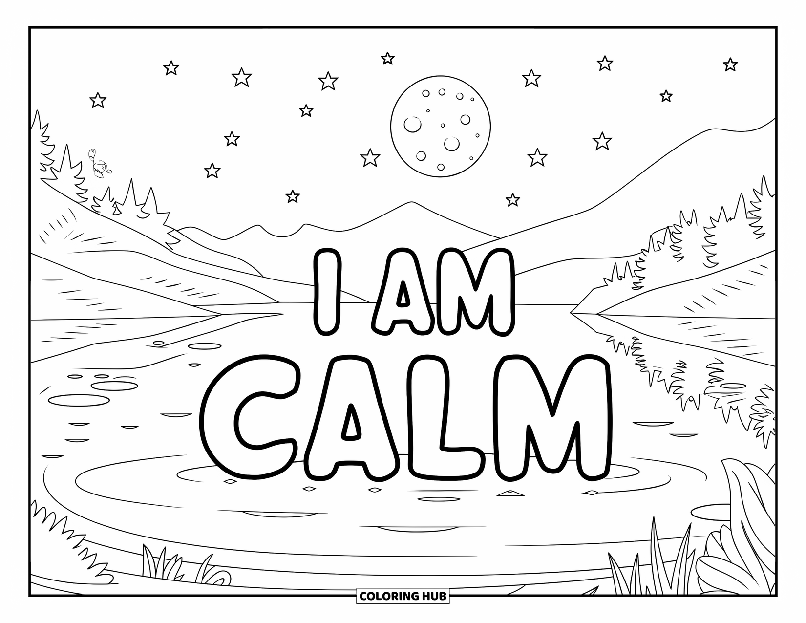 80+ Positive Self Talk Coloring Pages for Kids & Adults (Free Printable ...