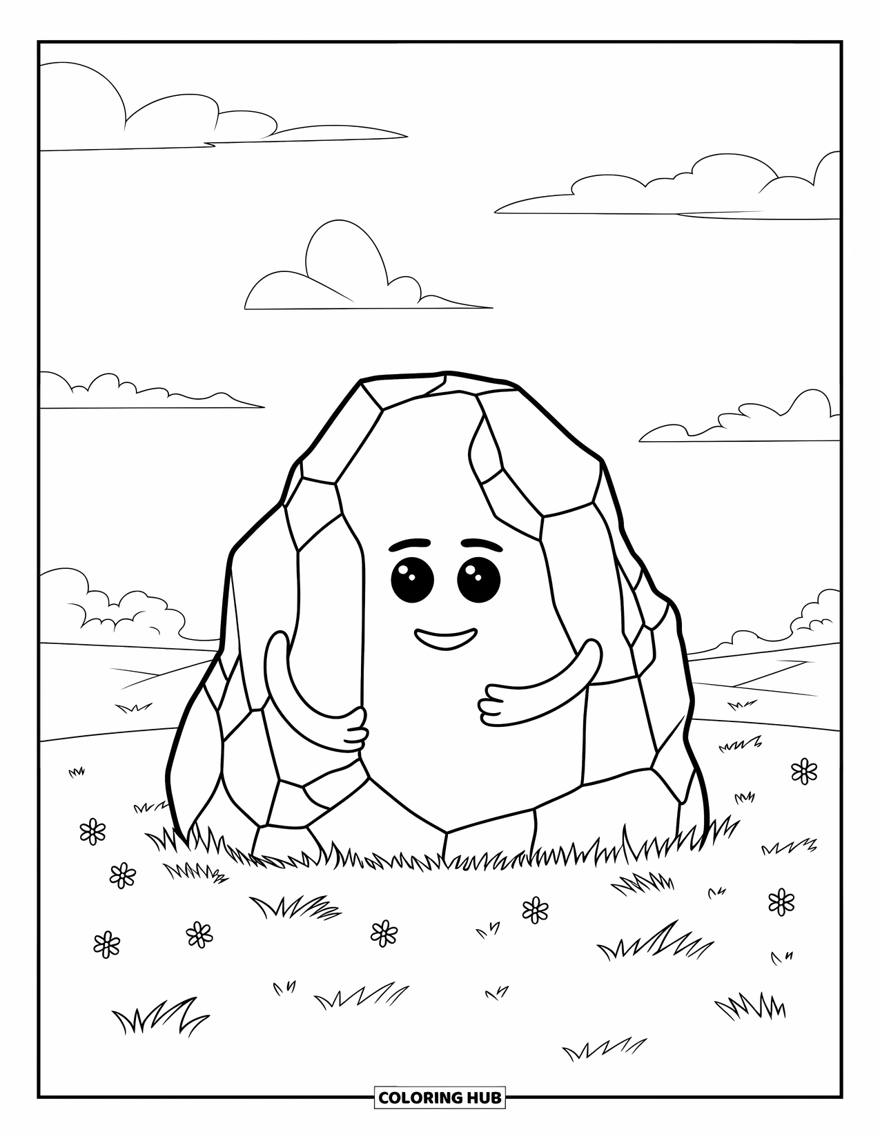 65+ Rock Coloring Pages for Kids & Adults (Free)