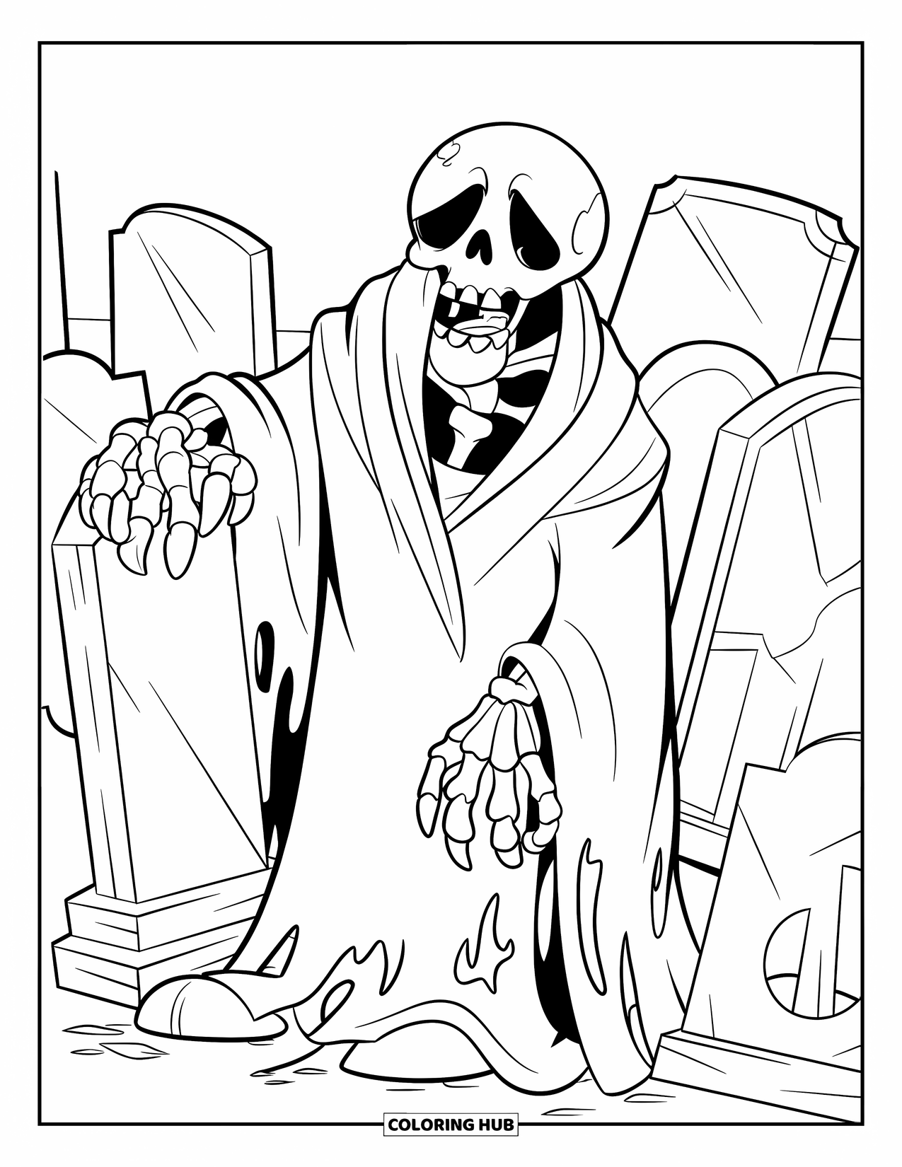 90+ Scary Monster Coloring Pages for Kids & Adults (Free)