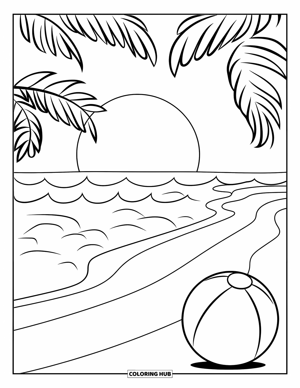 85+ Scenic Coloring Pages for Kids & Adults (Free Printable PDFs)