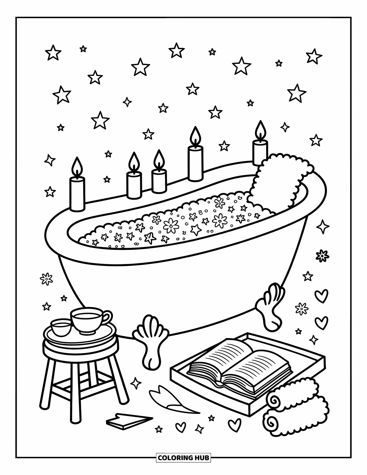 75+ Self Care Coloring Pages for Kids & Adults (Free Printable PDFs)