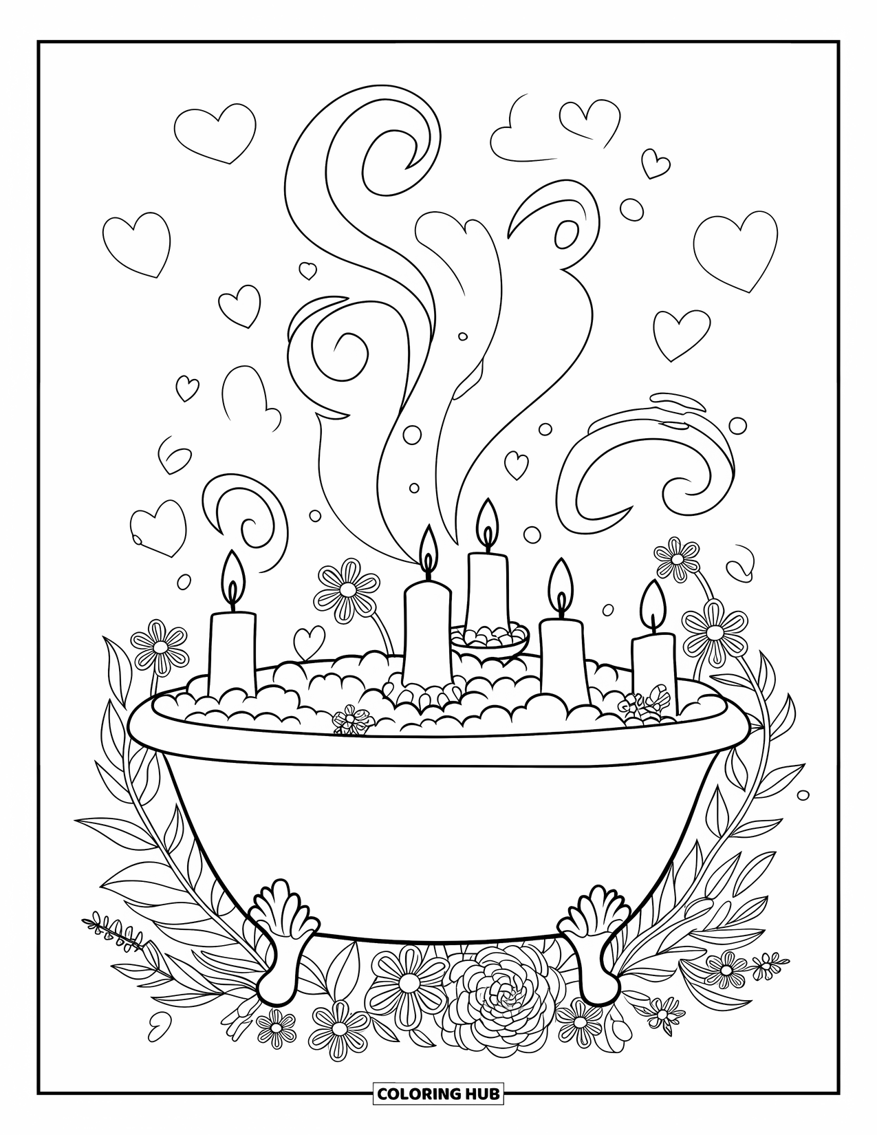 75+ Self Care Coloring Pages for Kids & Adults (Free Printable PDFs)