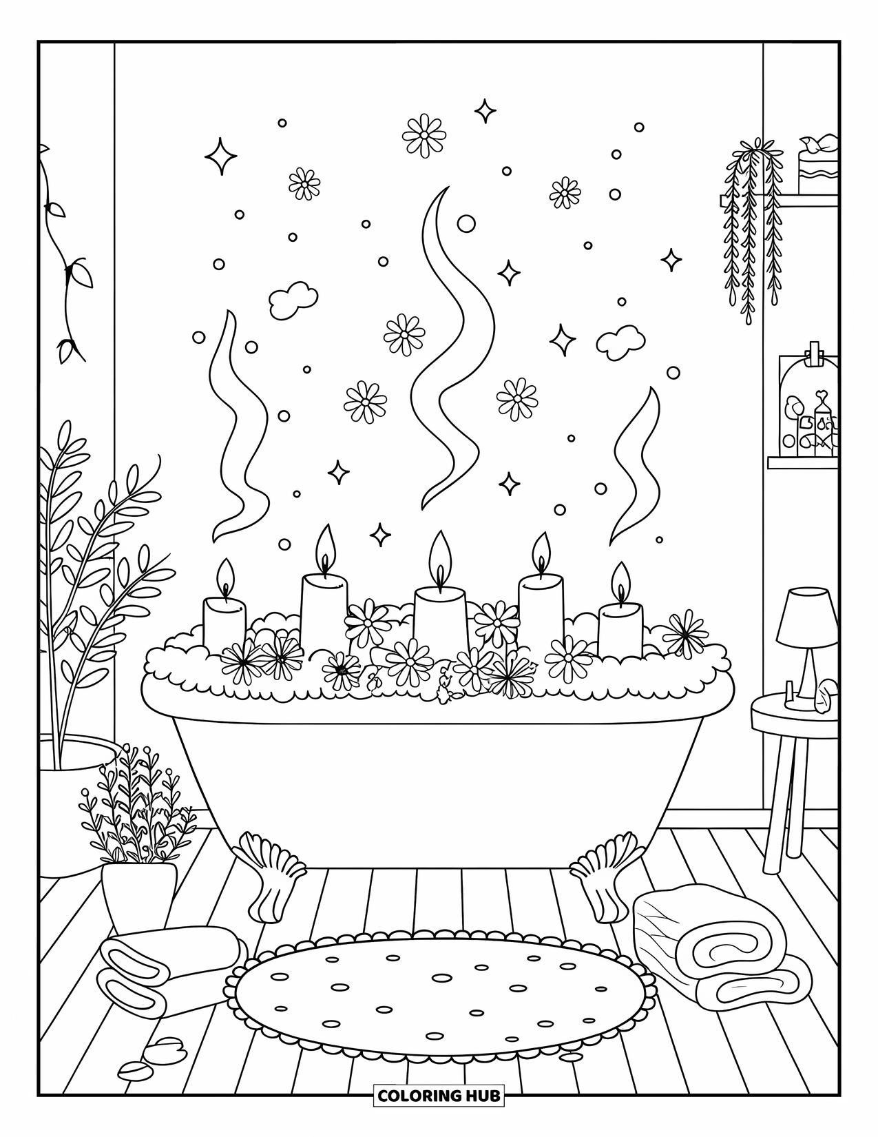 75+ Self Care Coloring Pages for Kids & Adults (Free Printable PDFs)