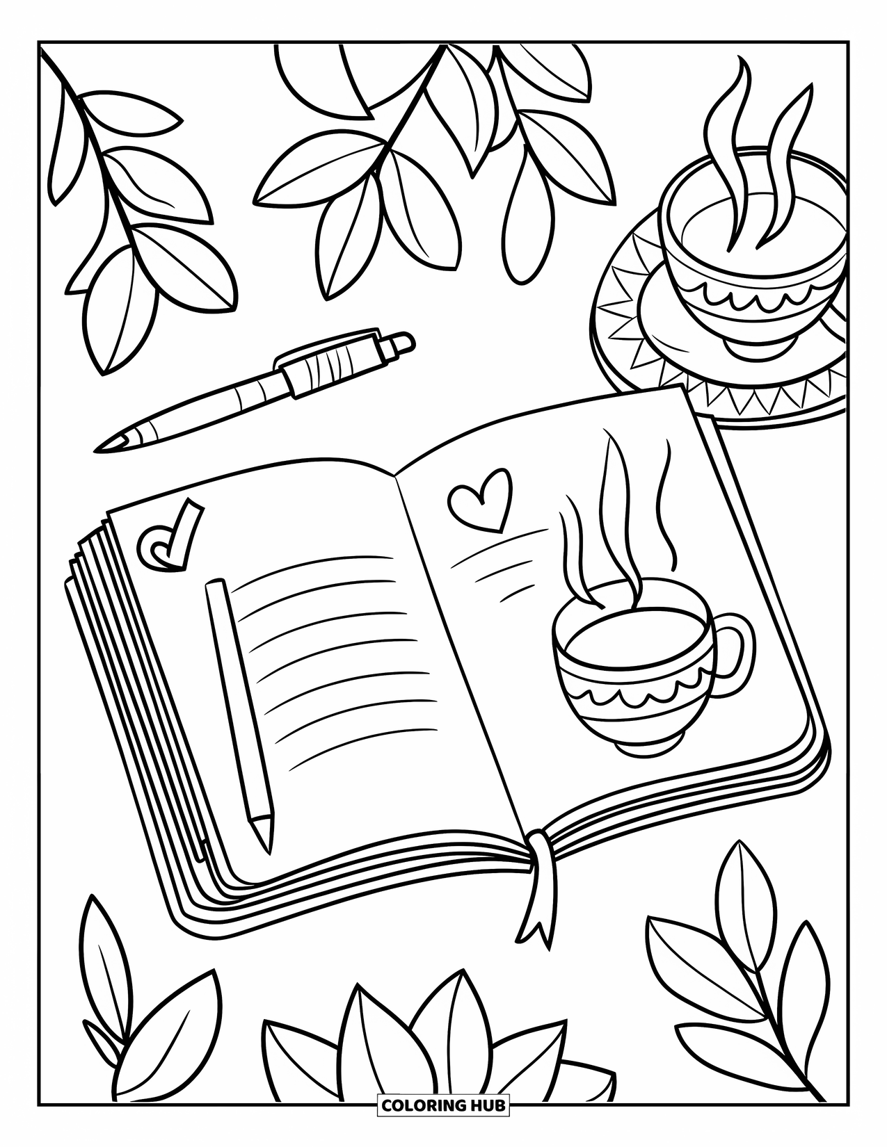 75+ Self Care Coloring Pages for Kids & Adults (Free Printable PDFs)