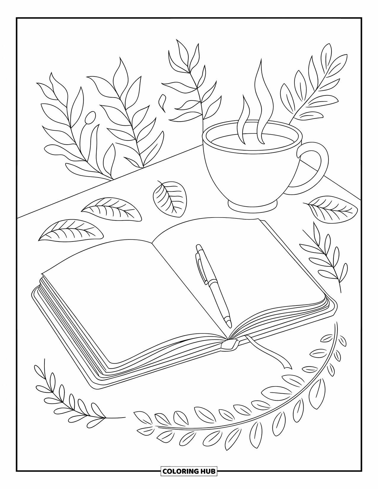 75+ Self Care Coloring Pages for Kids & Adults (Free Printable PDFs)