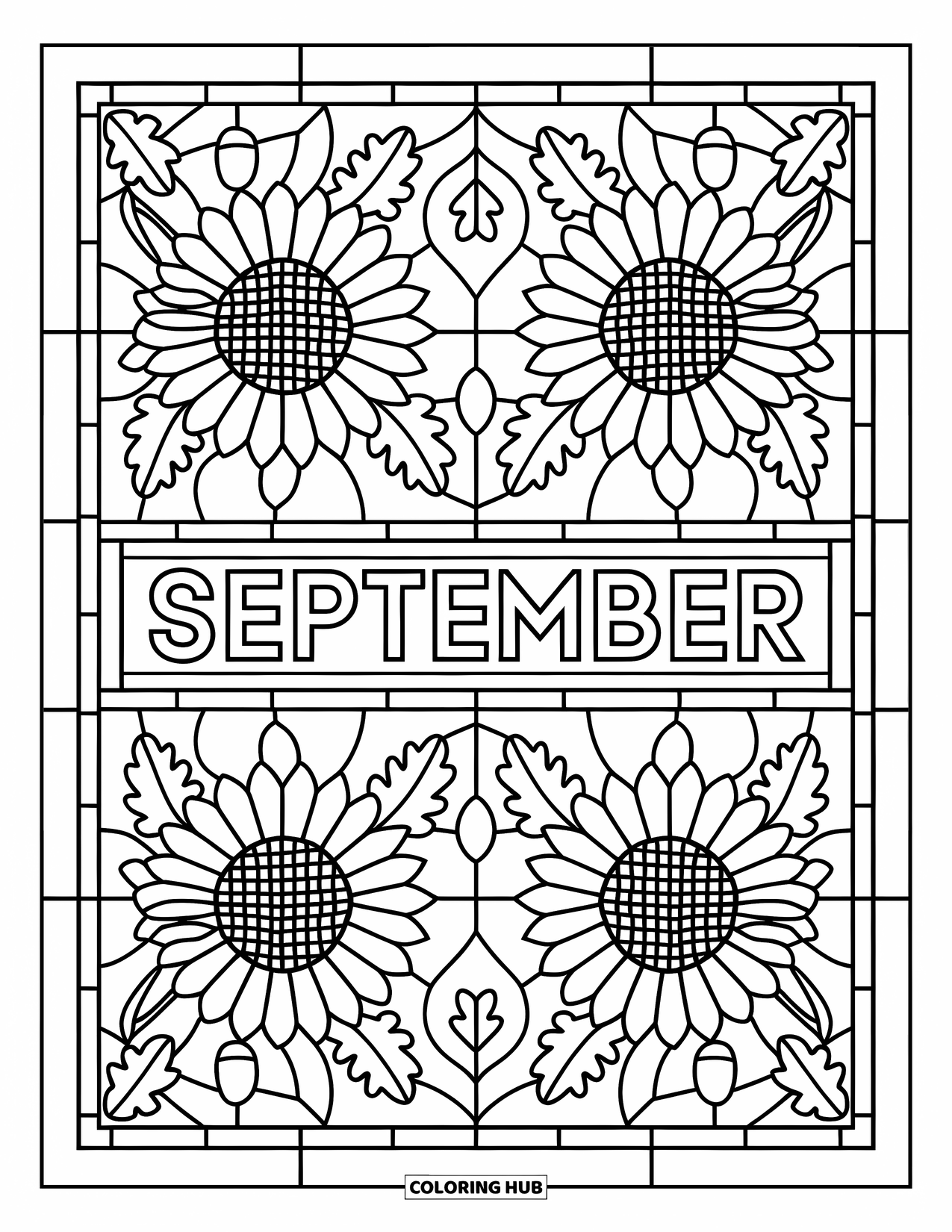 100+ September Coloring Pages for Kids & Adults (Free Printable PDFs)
