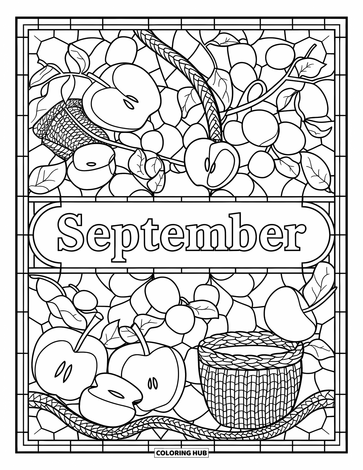 100+ September Coloring Pages for Kids & Adults (Free Printable PDFs)
