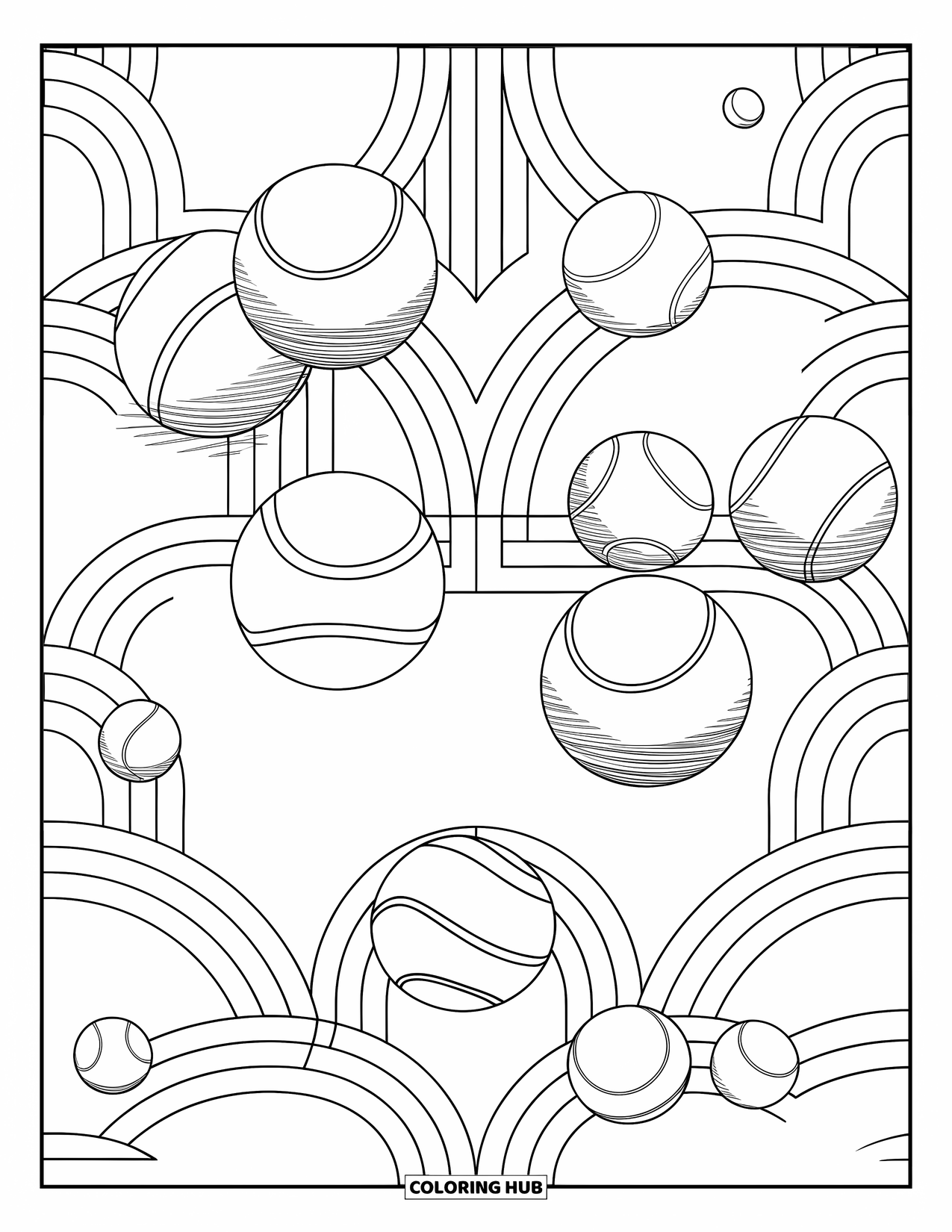 70+ Tennis Coloring Pages for Kids & Adults (Free)