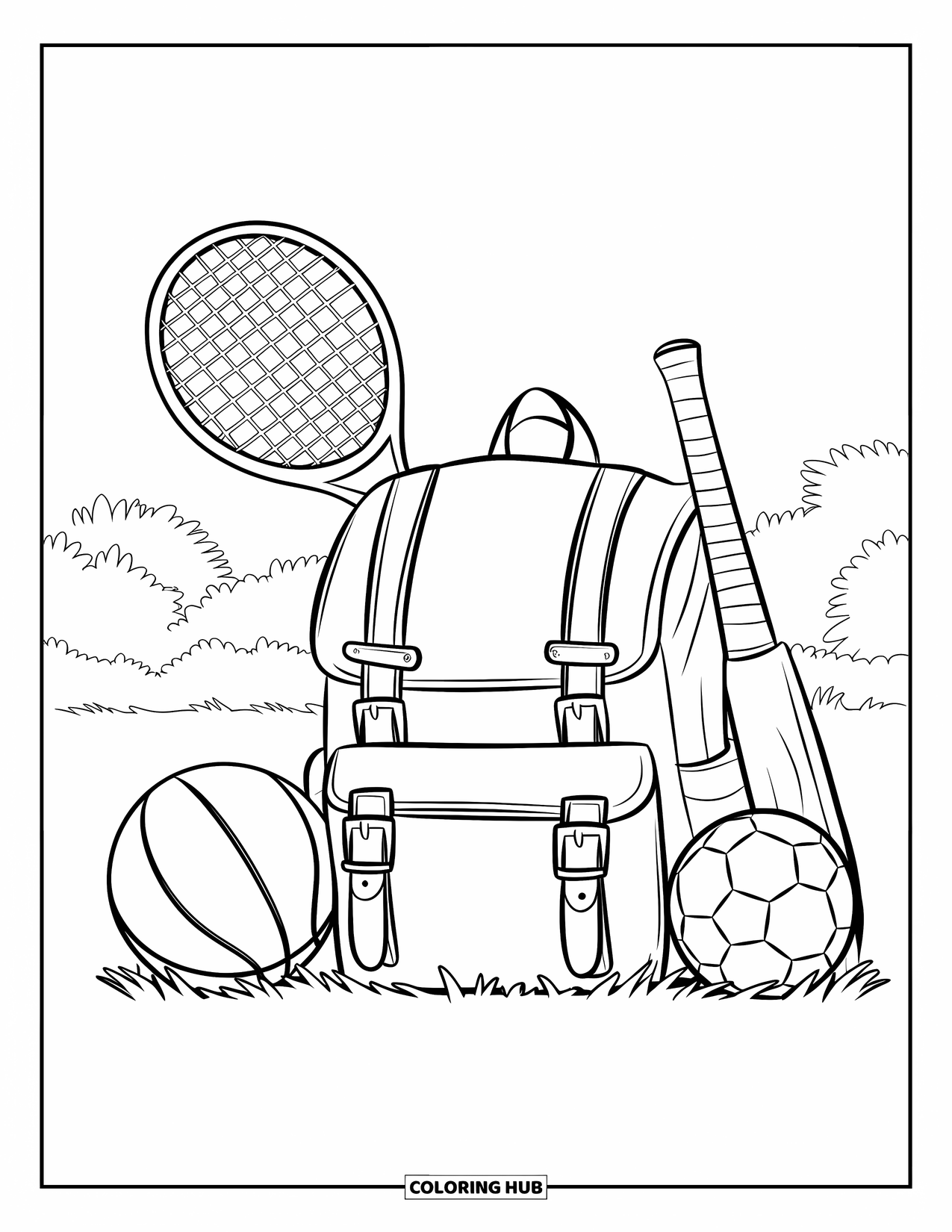 70+ Tennis Coloring Pages for Kids & Adults (Free)