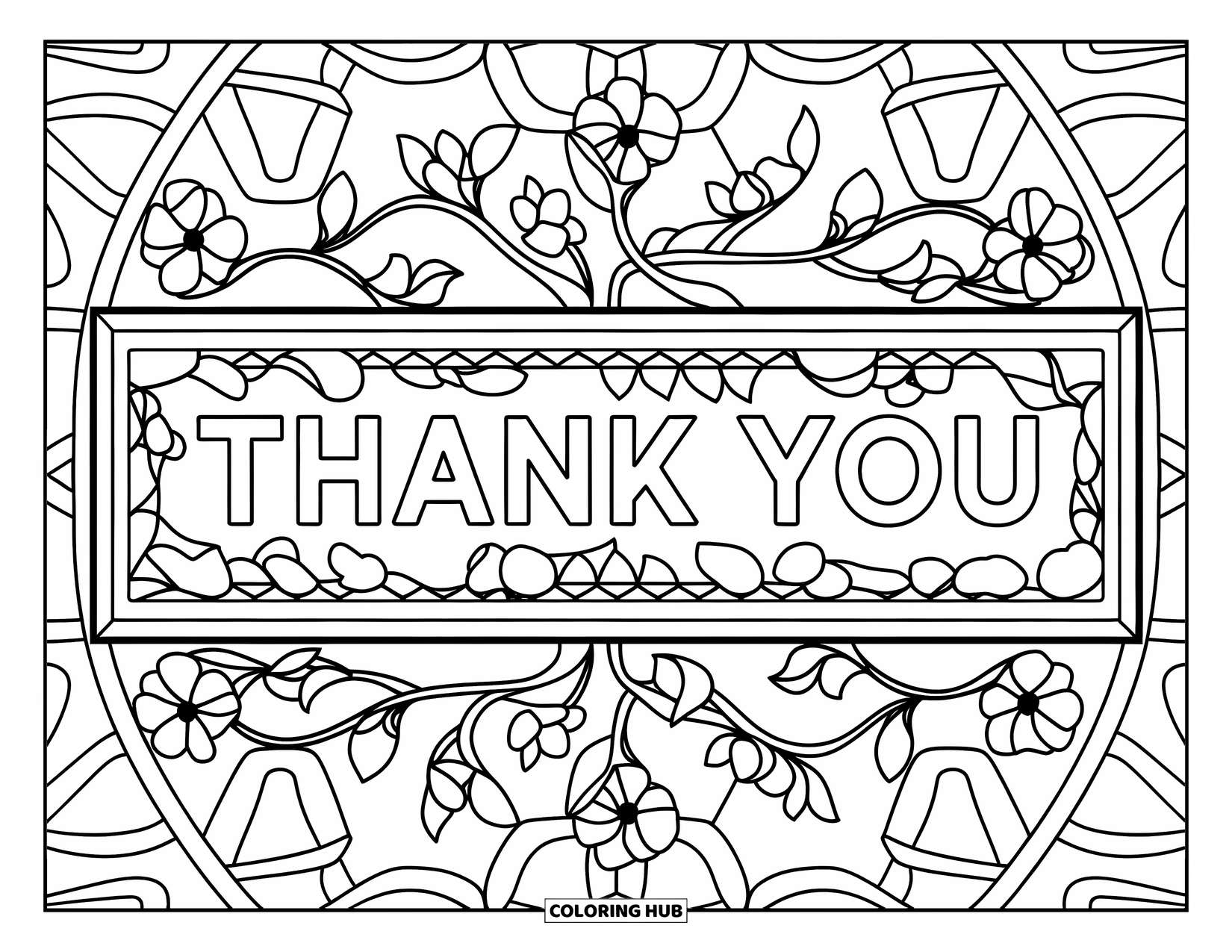 65+ Thank You Teacher Coloring Pages for Kids & Adults (Free Printable ...