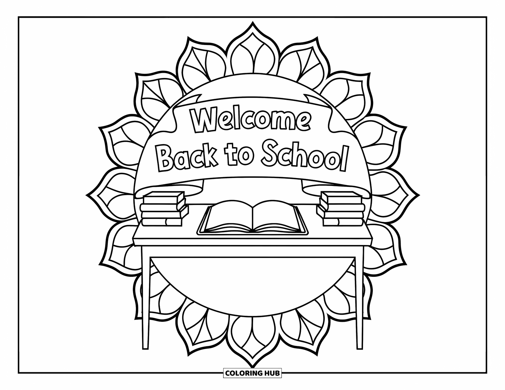 65+ Welcome Back To School Coloring Pages for Kids & Adults (Free ...