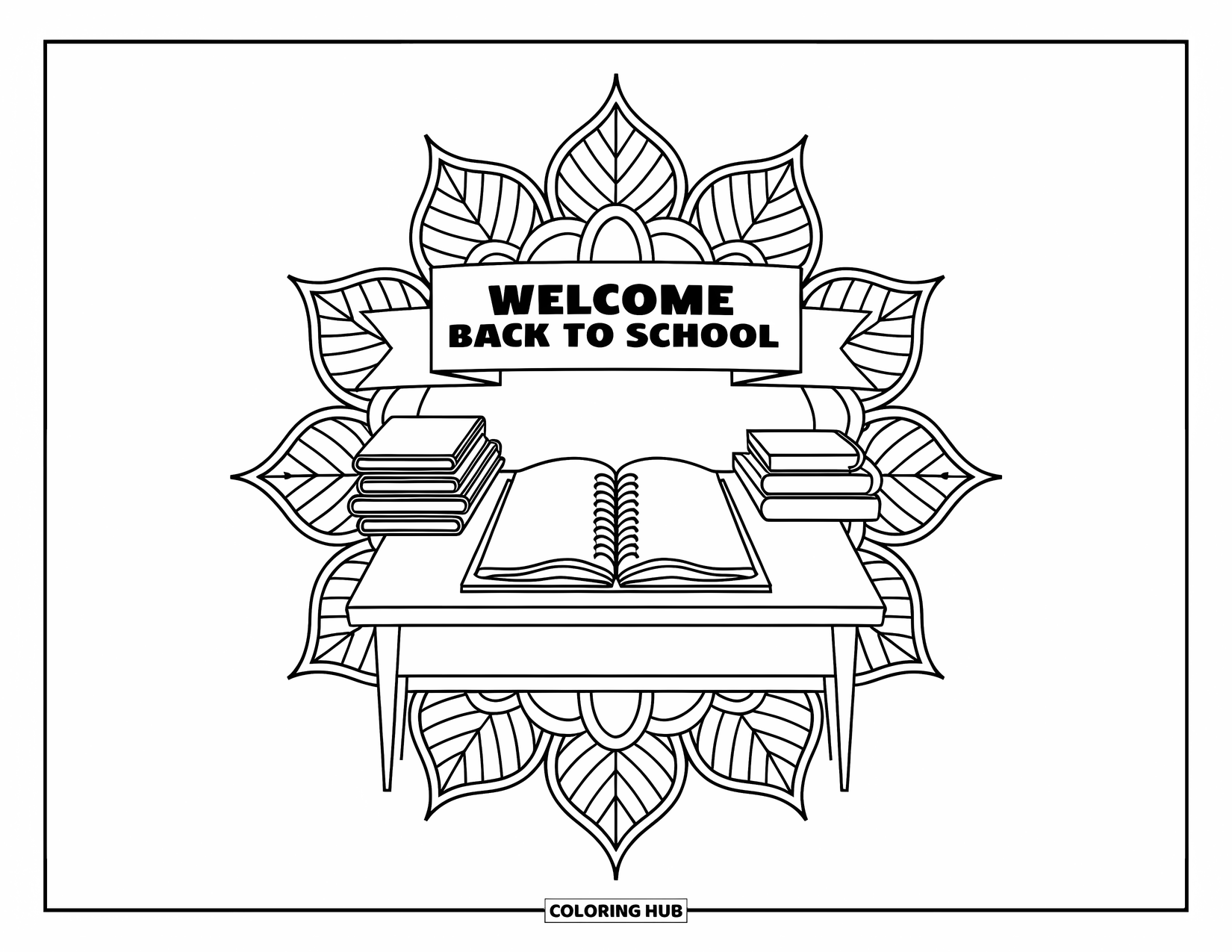 65+ Welcome Back To School Coloring Pages for Kids & Adults (Free ...