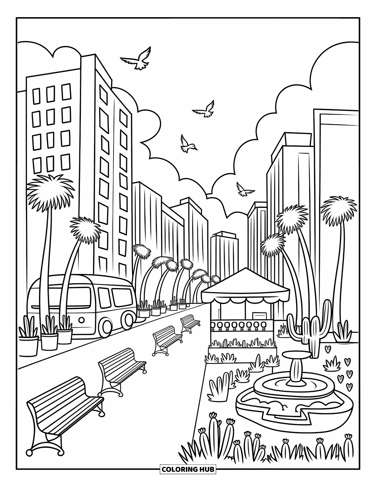 80+ Arizona Coloring Pages for Kids & Adults (Free Printable PDFs)