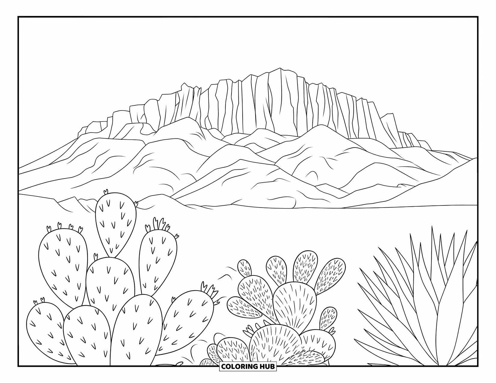 80+ Arizona Coloring Pages for Kids & Adults (Free Printable PDFs)