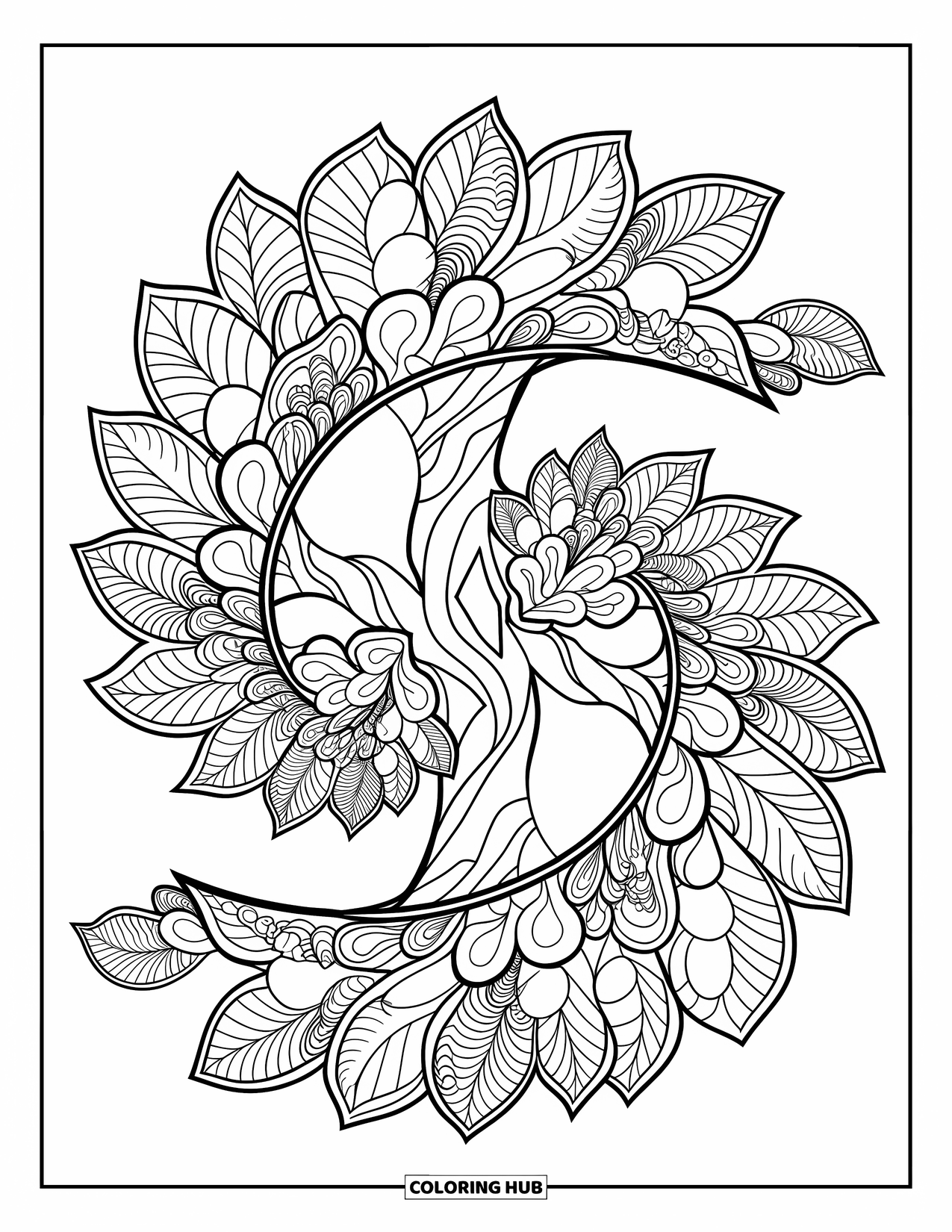 80+ Autumn Leaves Coloring Pages for Kids & Adults (Free Printable PDFs)