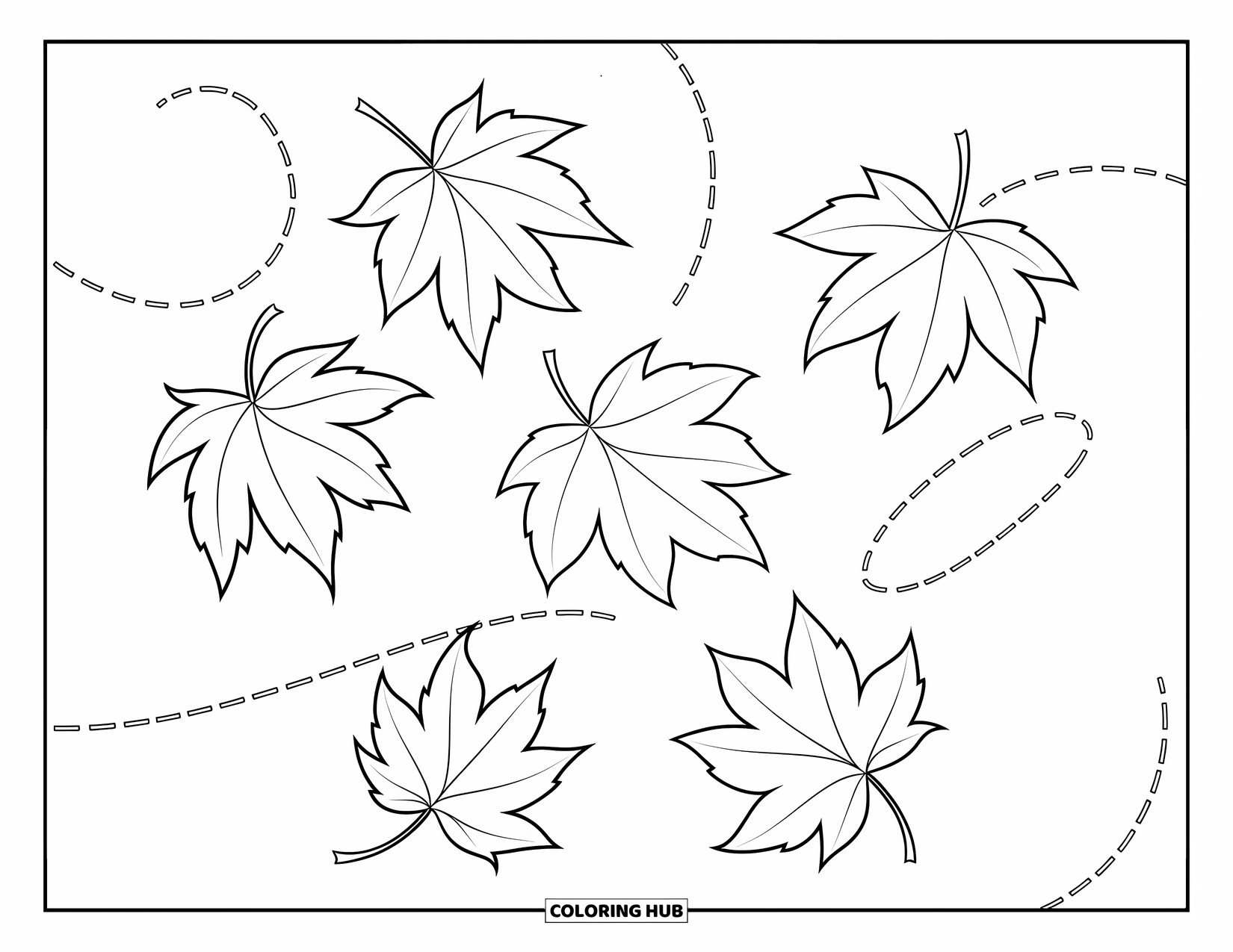 80+ Autumn Leaves Coloring Pages for Kids & Adults (Free)