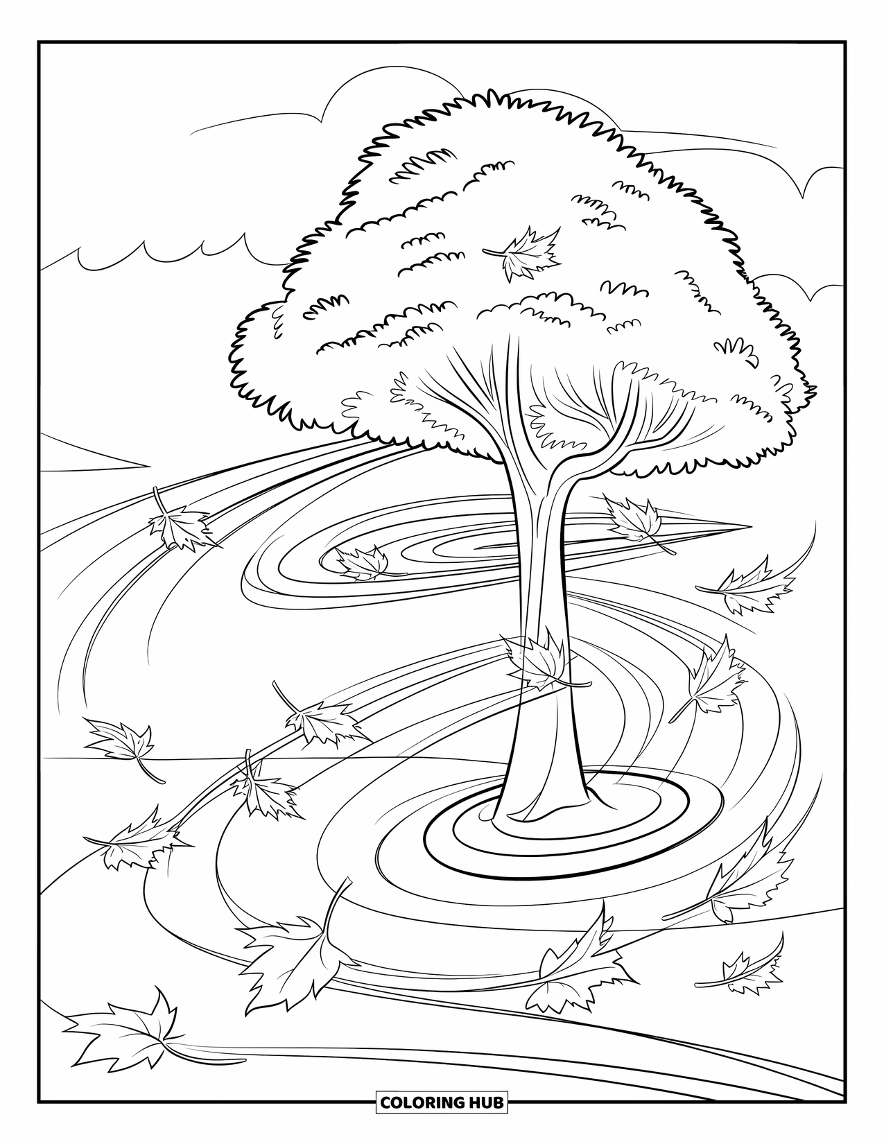 80+ Autumn Leaves Coloring Pages for Kids & Adults (Free)