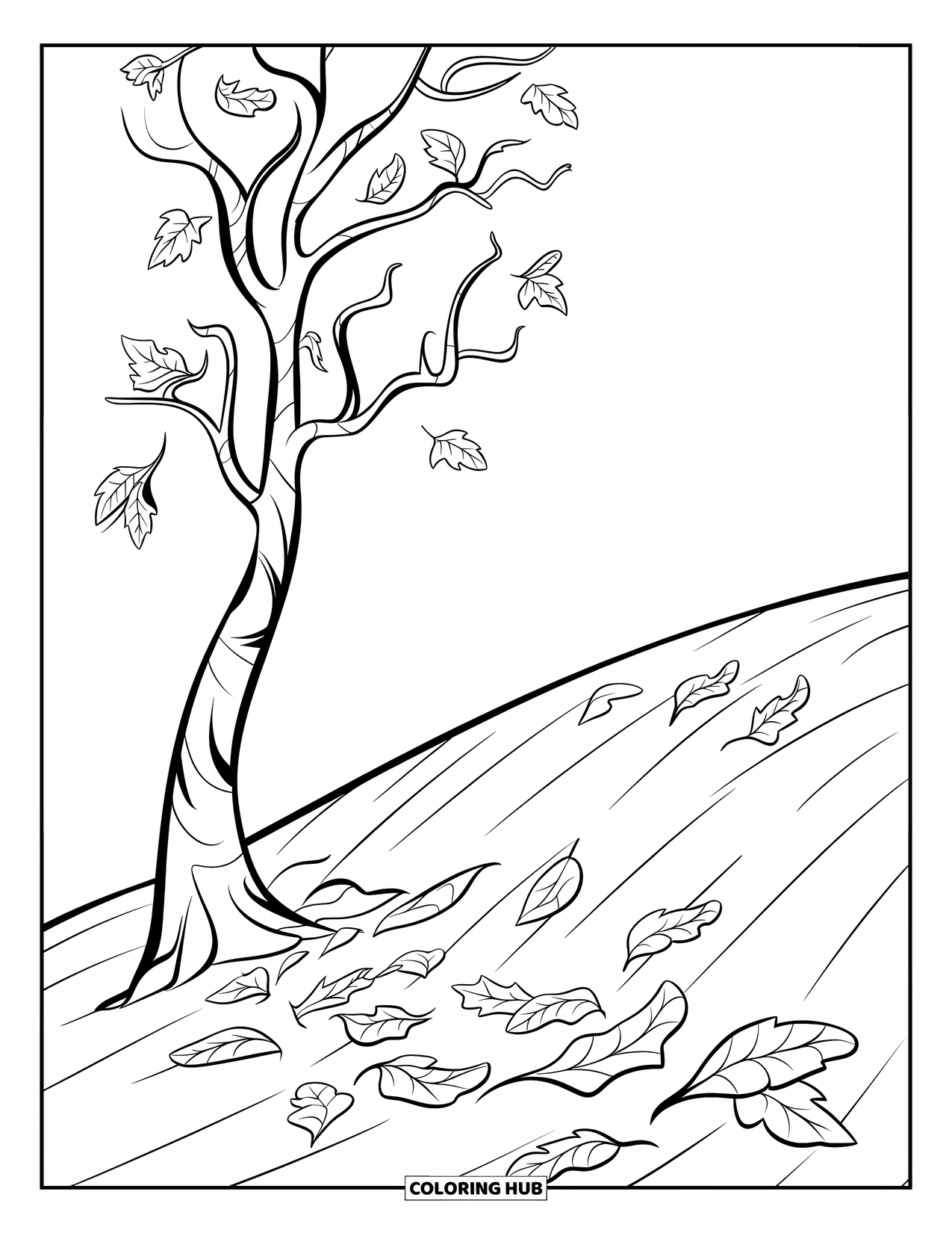 80+ Autumn Leaves Coloring Pages for Kids & Adults (Free Printable PDFs)
