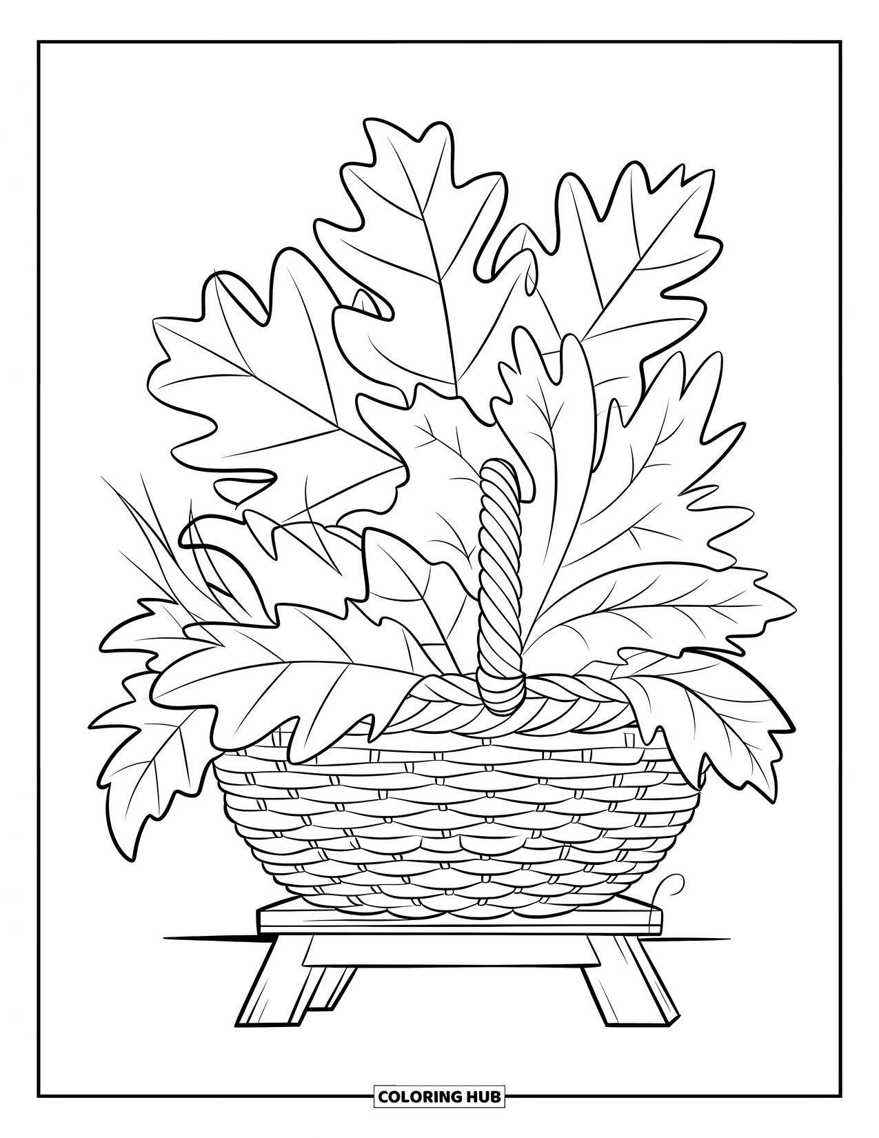 80+ Autumn Leaves Coloring Pages for Kids & Adults (Free)