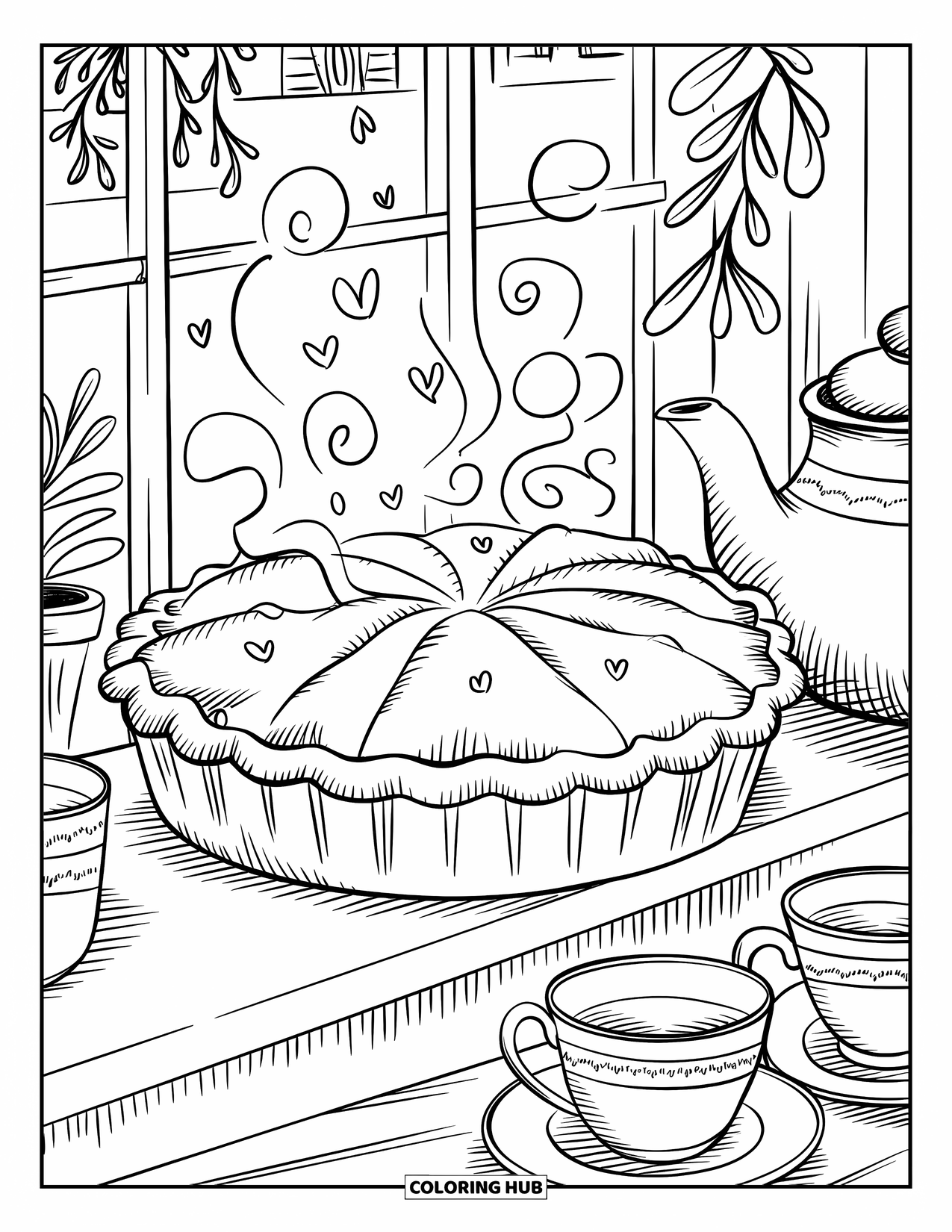 105+ Baking Coloring Pages for Kids & Adults (Free Printable PDFs)