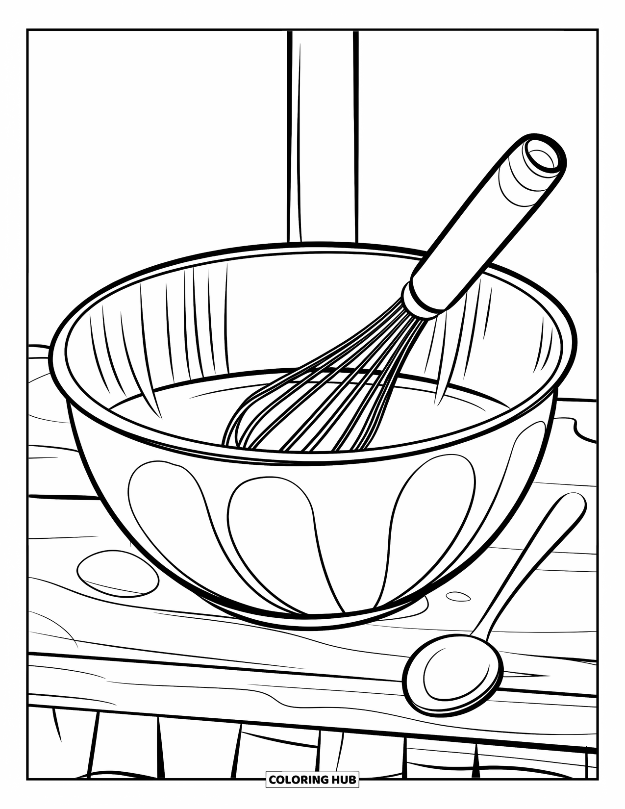 105+ Baking Coloring Pages for Kids & Adults (Free Printable PDFs)