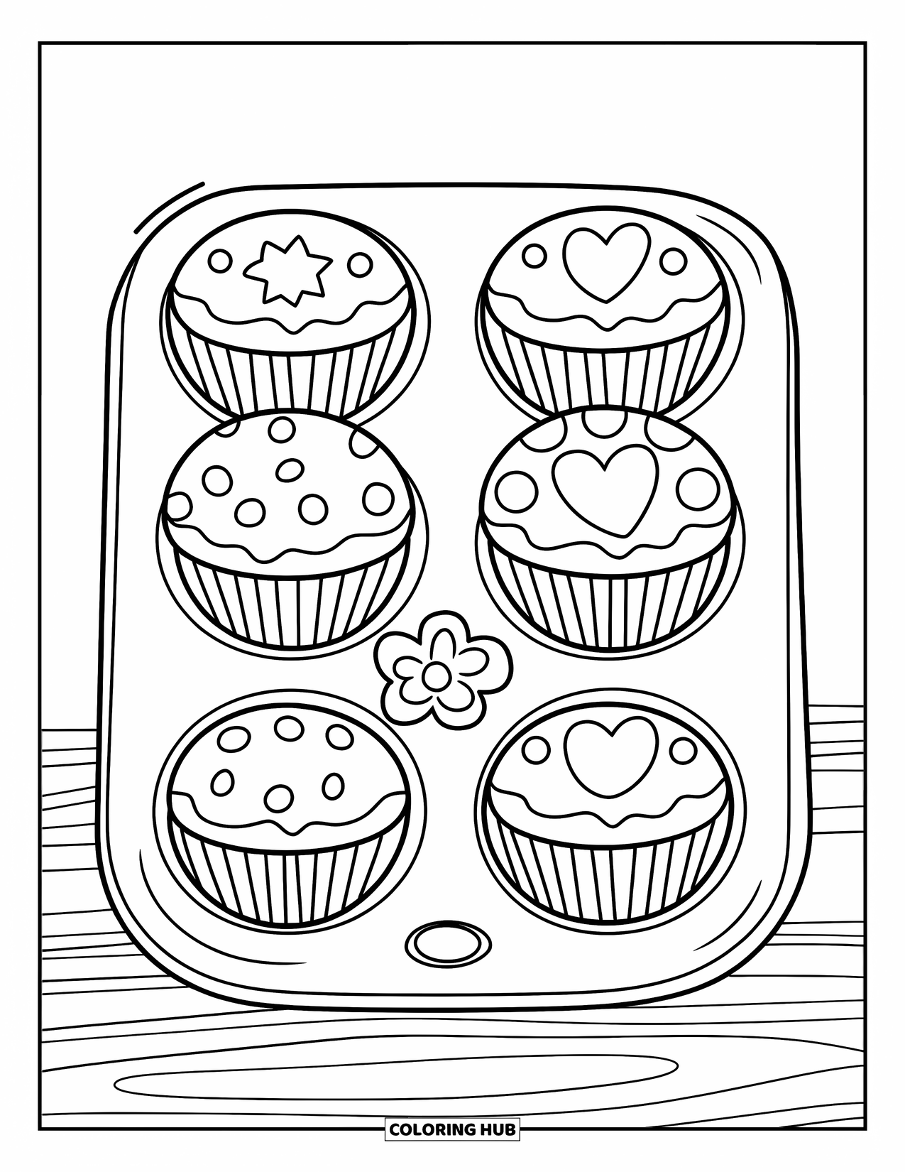 105+ Baking Coloring Pages for Kids & Adults (Free Printable PDFs)