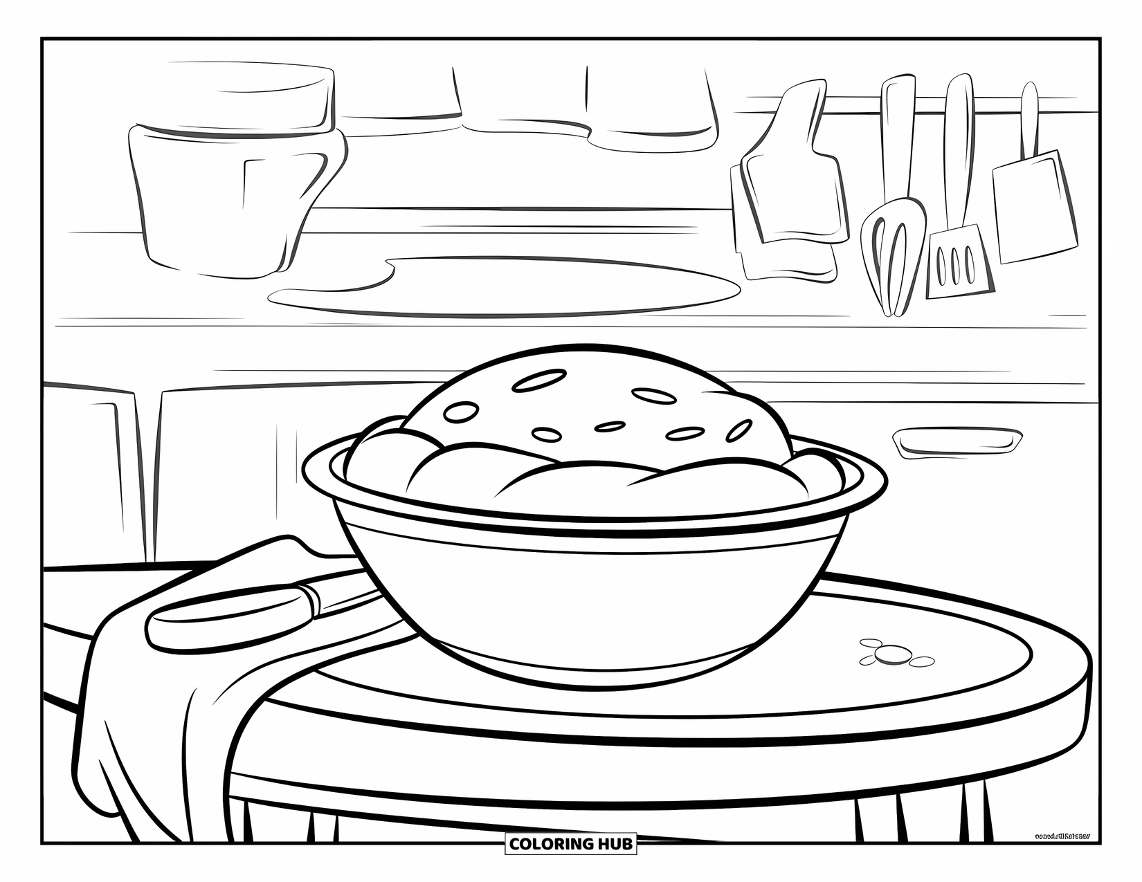 105+ Baking Coloring Pages for Kids & Adults (Free Printable PDFs)