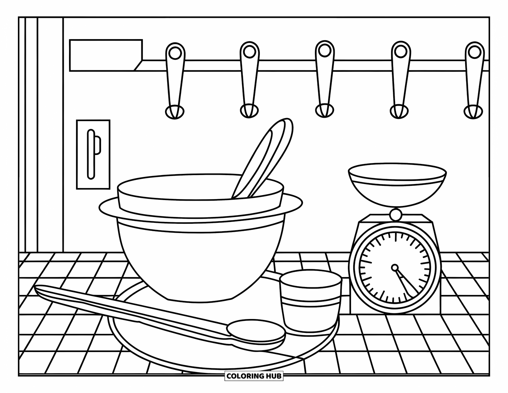 105+ Baking Coloring Pages for Kids & Adults (Free Printable PDFs)