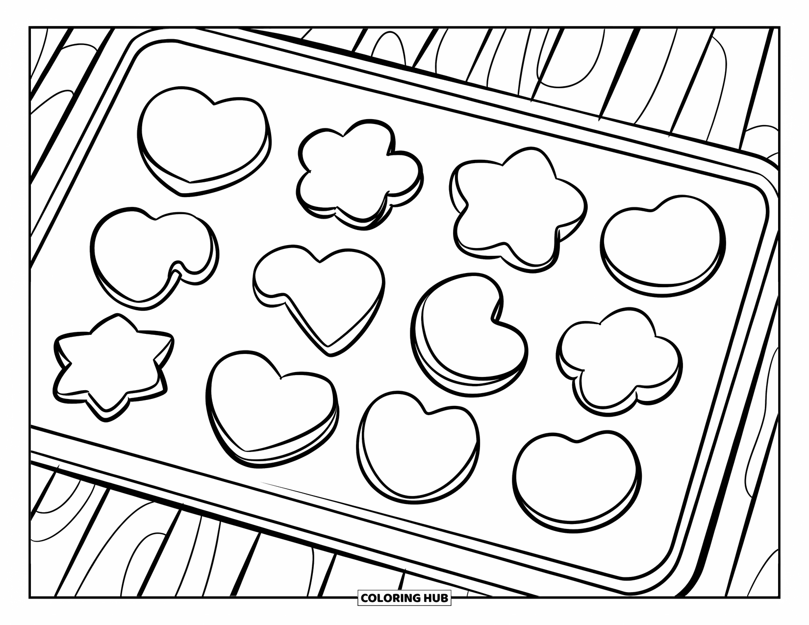 105+ Baking Coloring Pages for Kids & Adults (Free Printable PDFs)