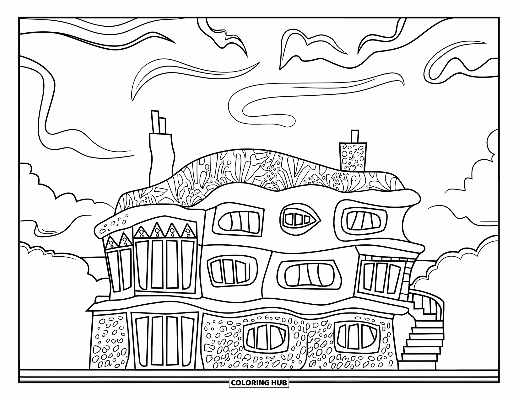 70+ Barcelona Coloring Pages for Kids & Adults (Free)