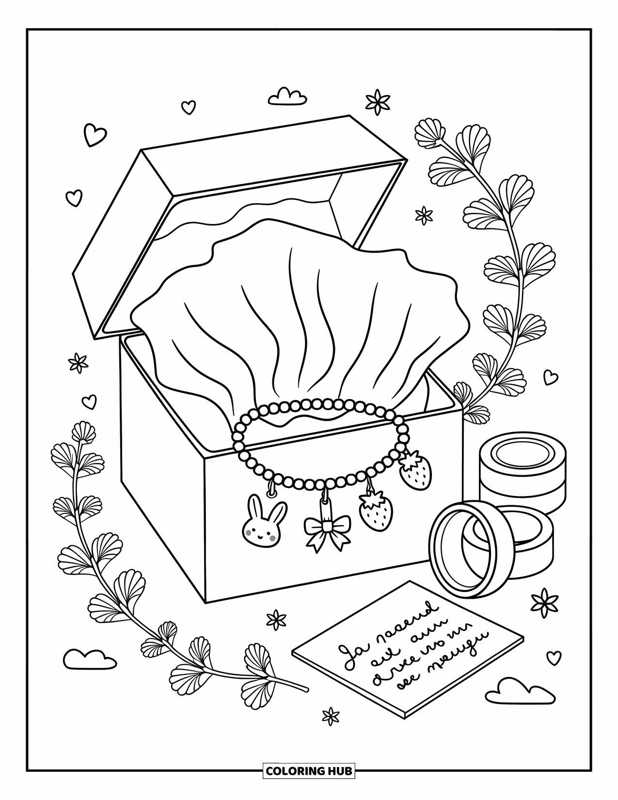 45+ Bracelet Coloring Pages for Kids & Adults (Free Printable PDFs)