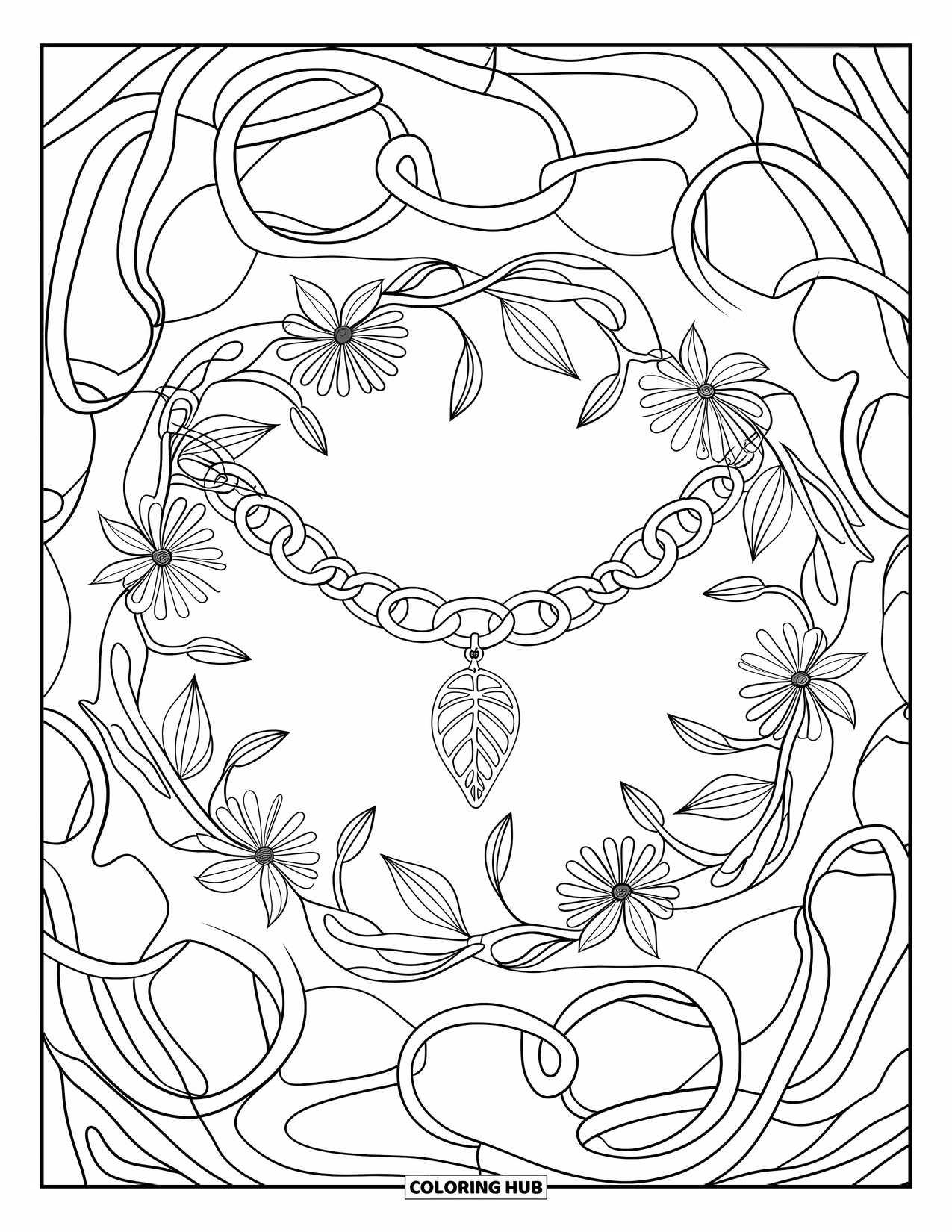 45+ Bracelet Coloring Pages for Kids & Adults (Free Printable PDFs)