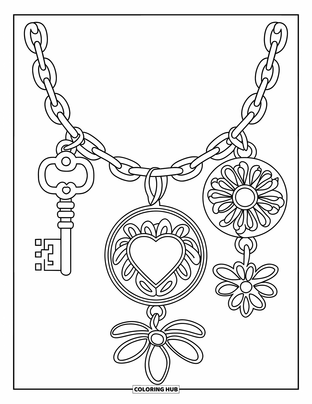 45+ Bracelet Coloring Pages for Kids & Adults (Free Printable PDFs)