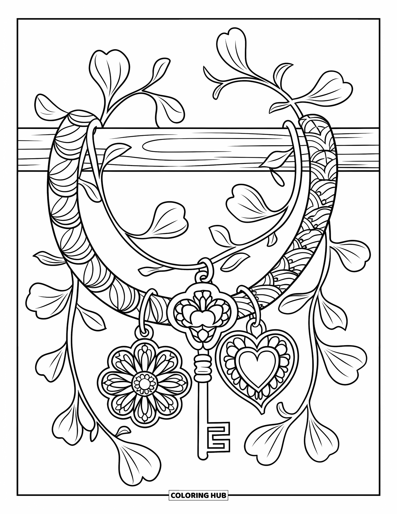 45+ Bracelet Coloring Pages for Kids & Adults (Free Printable PDFs)