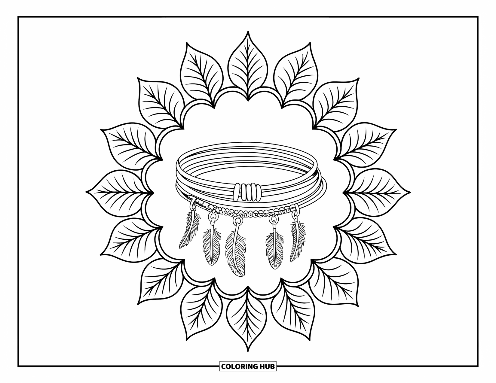 45+ Bracelet Coloring Pages for Kids & Adults (Free Printable PDFs)