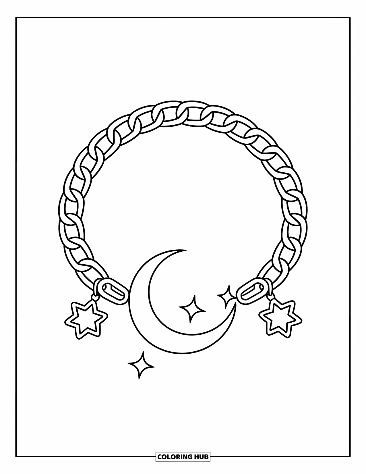 45+ Bracelet Coloring Pages for Kids & Adults (Free Printable PDFs)