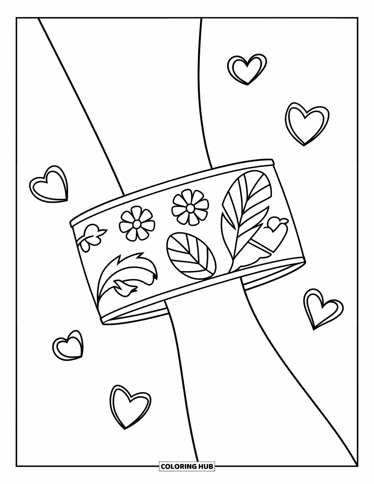45+ Bracelet Coloring Pages for Kids & Adults (Free Printable PDFs)