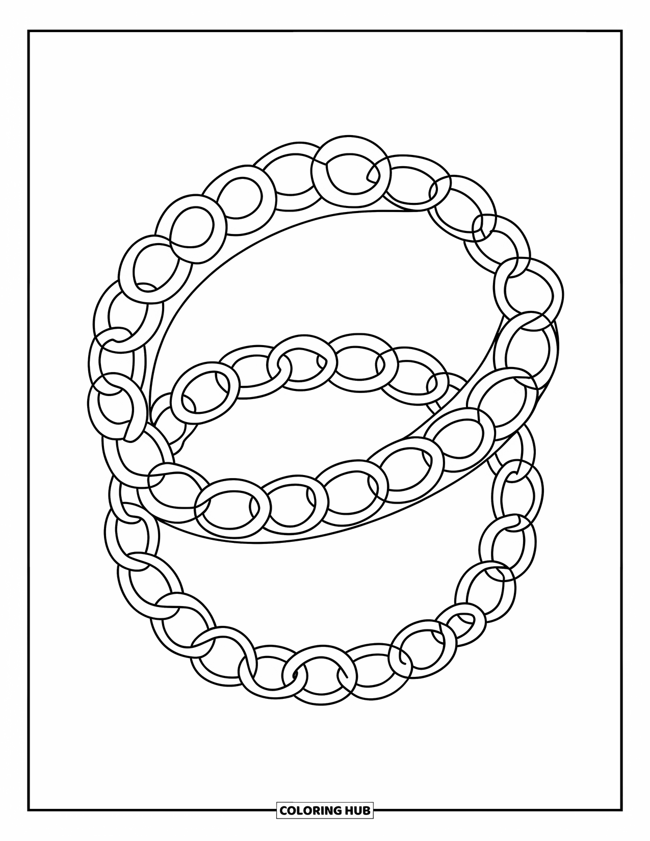 45+ Bracelet Coloring Pages for Kids & Adults (Free Printable PDFs)