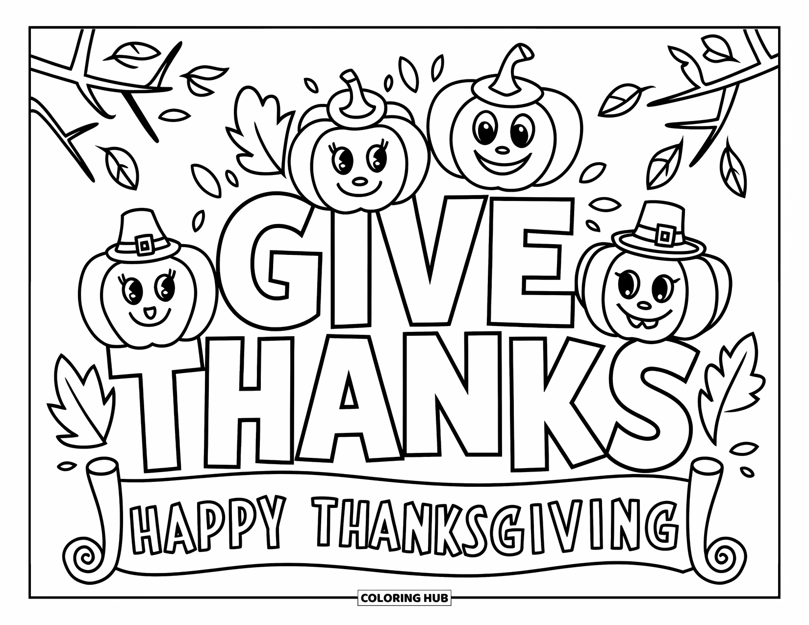 90+ Christian Thanksgiving Coloring Pages for Kids & Adults (Free ...