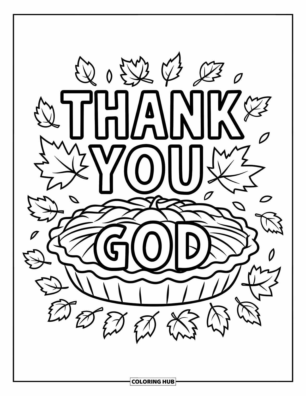 90+ Christian Thanksgiving Coloring Pages for Kids & Adults (Free ...