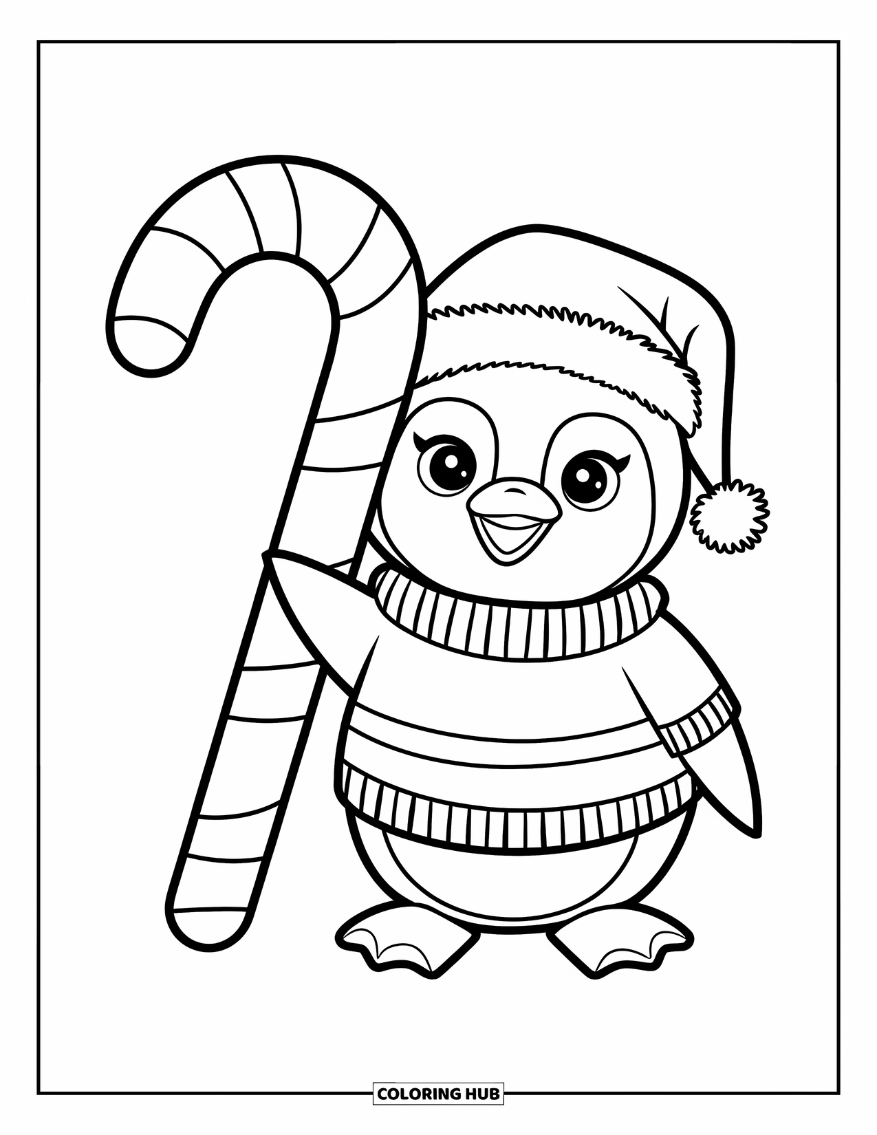 110+ Christmas Penguin Coloring Pages for Kids & Adults (Free Printable ...